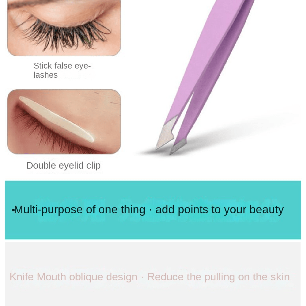 [White Leather Bag, Set Of Four] High Precision Colorful Eyebrow ...