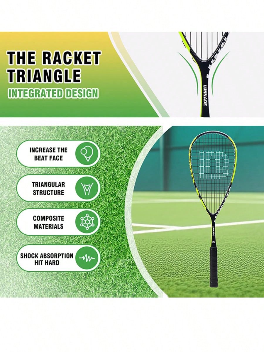 SALYWEE 1pc Squash Racket With Free Bag Graphite Material 55-55lbs 185g ...