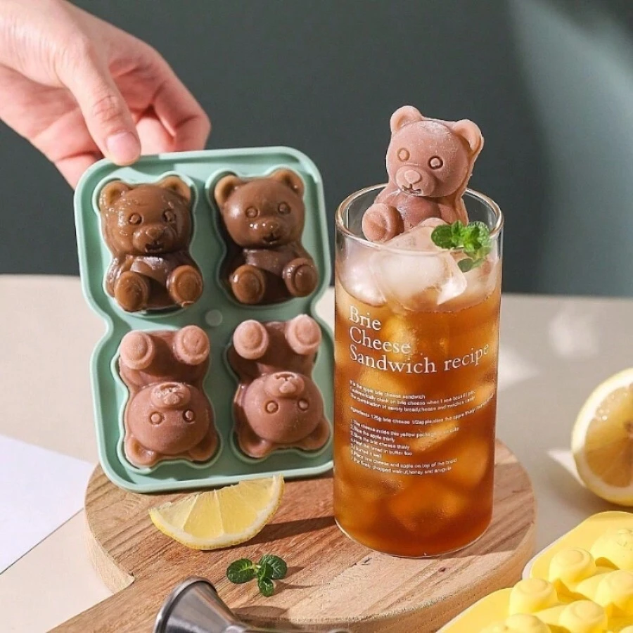 Bear Ice Tray, Household Ice Maker, Iced Coffee, Ice Cream Mold, Ice ...