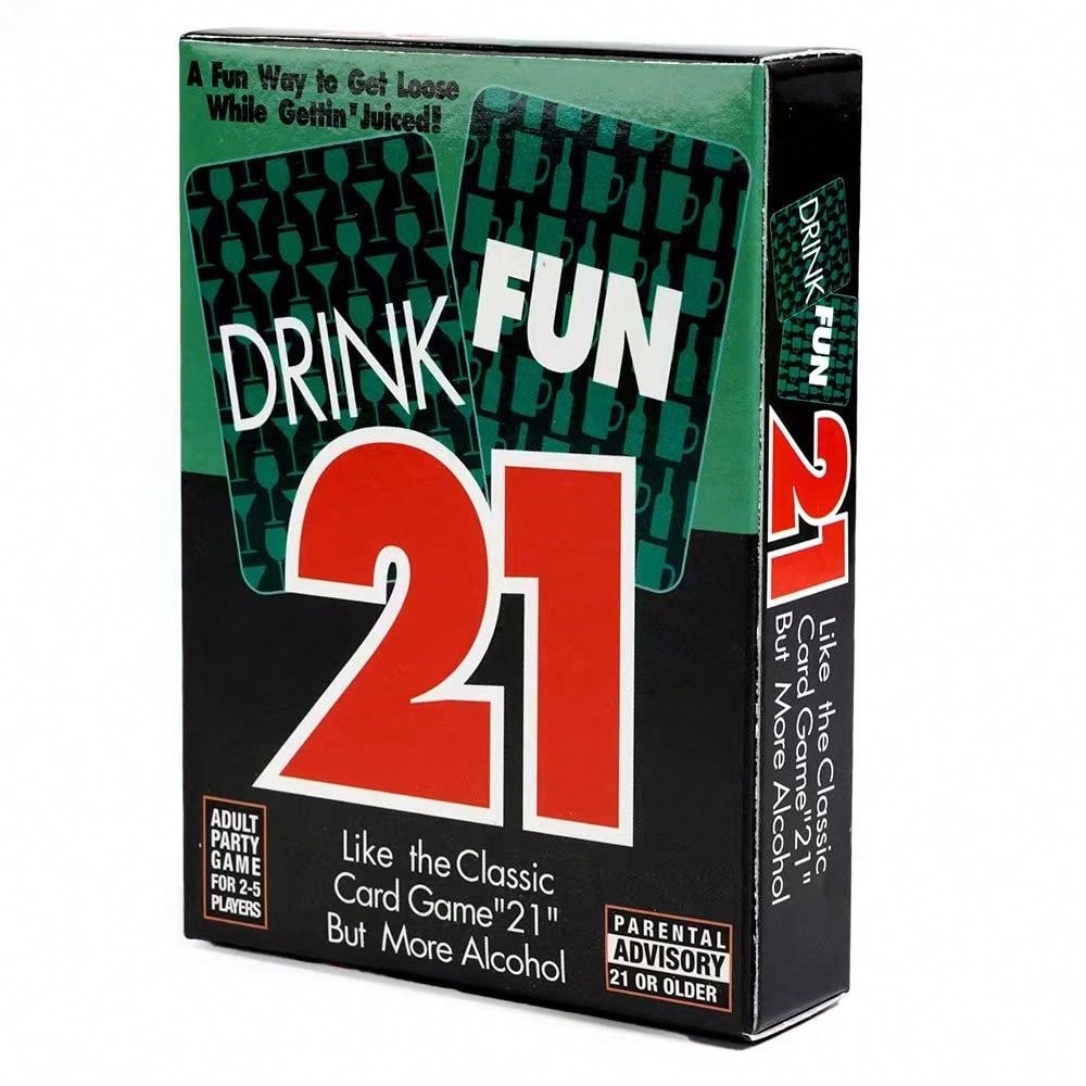 Jeu De Cartes Amusant Drink Fun 21 Avec 56 Cartes, Jeu De Cartes ...