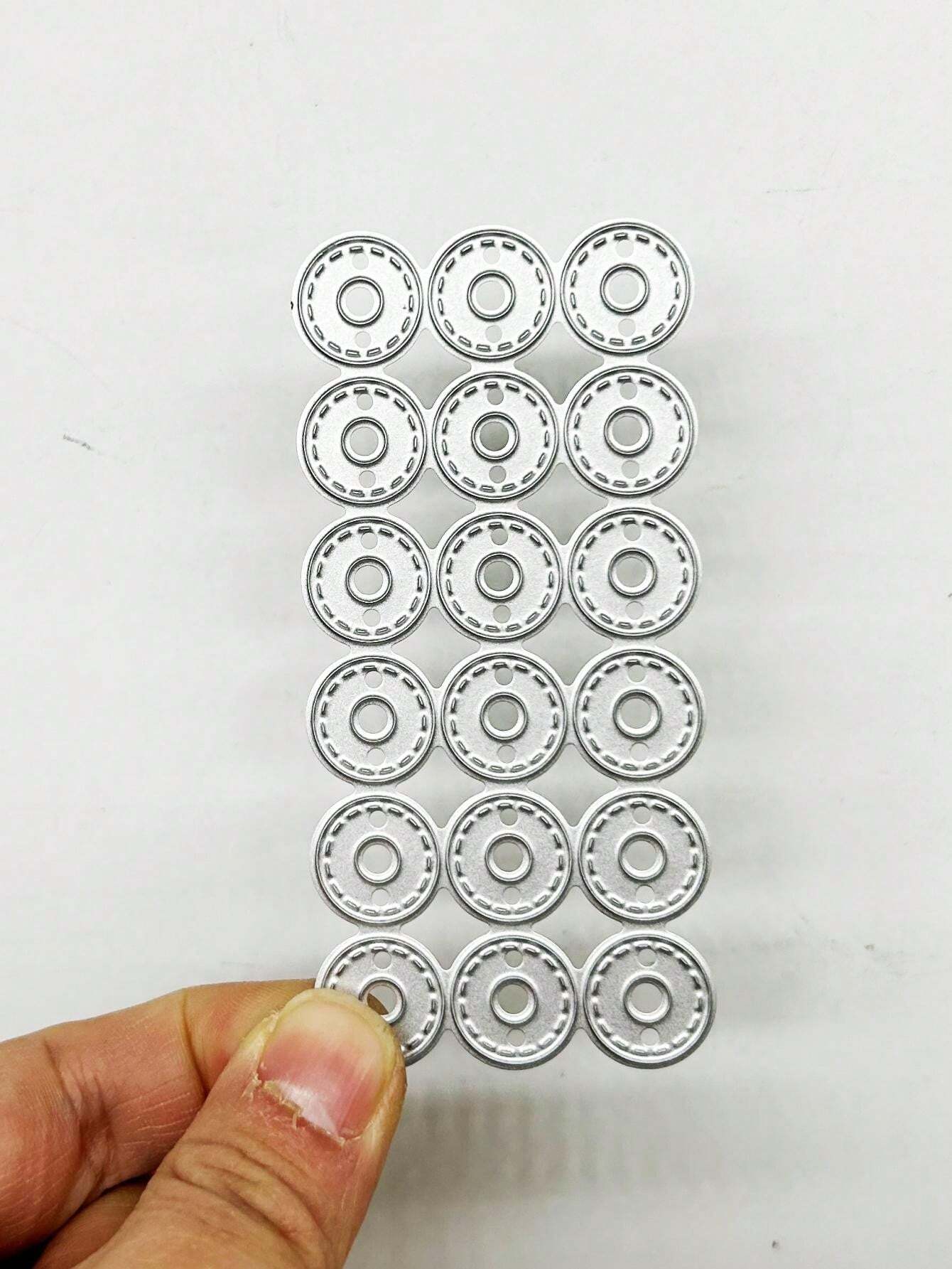 Metallic Button Loop Backing For Photo Frame, Diy Crafts, Scrapbook ...