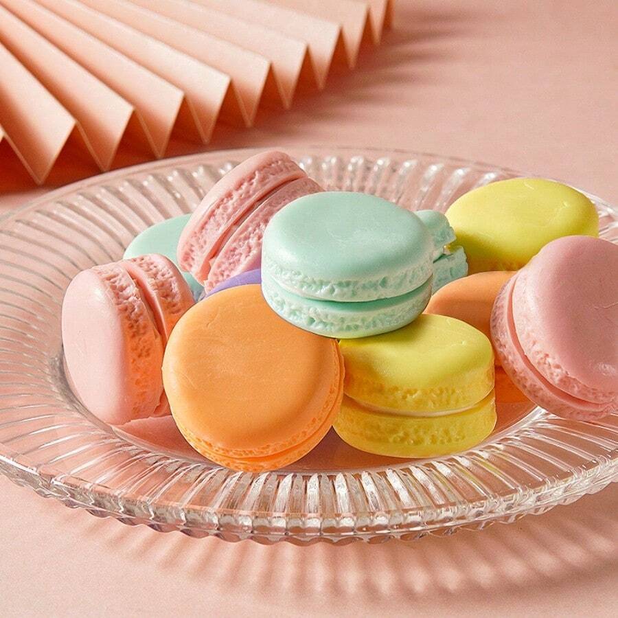 3pcs Realistic Macaron Model, Made Of Pvc Material, Great For ...