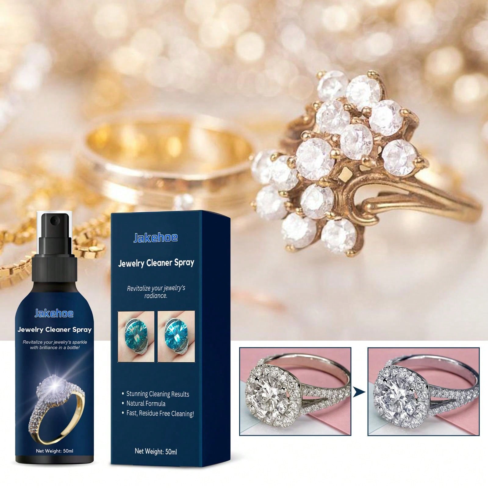 Jewelry Cleaning Solution For Necklaces, Jewelry, Gold, Silver ...