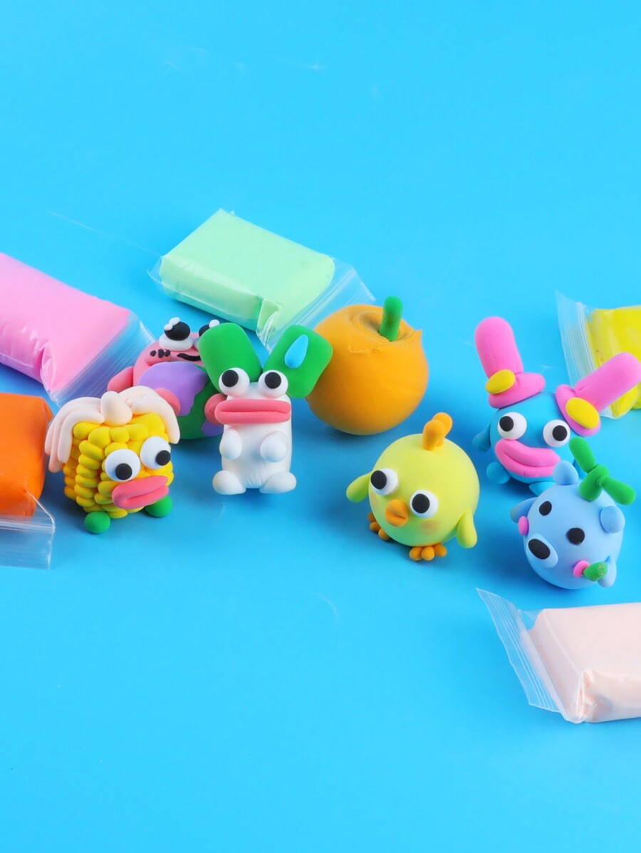 36pcs/24pcs/12pcs Bagged Ultra-Light Clay, Colorful Modeling Clay, Diy ...