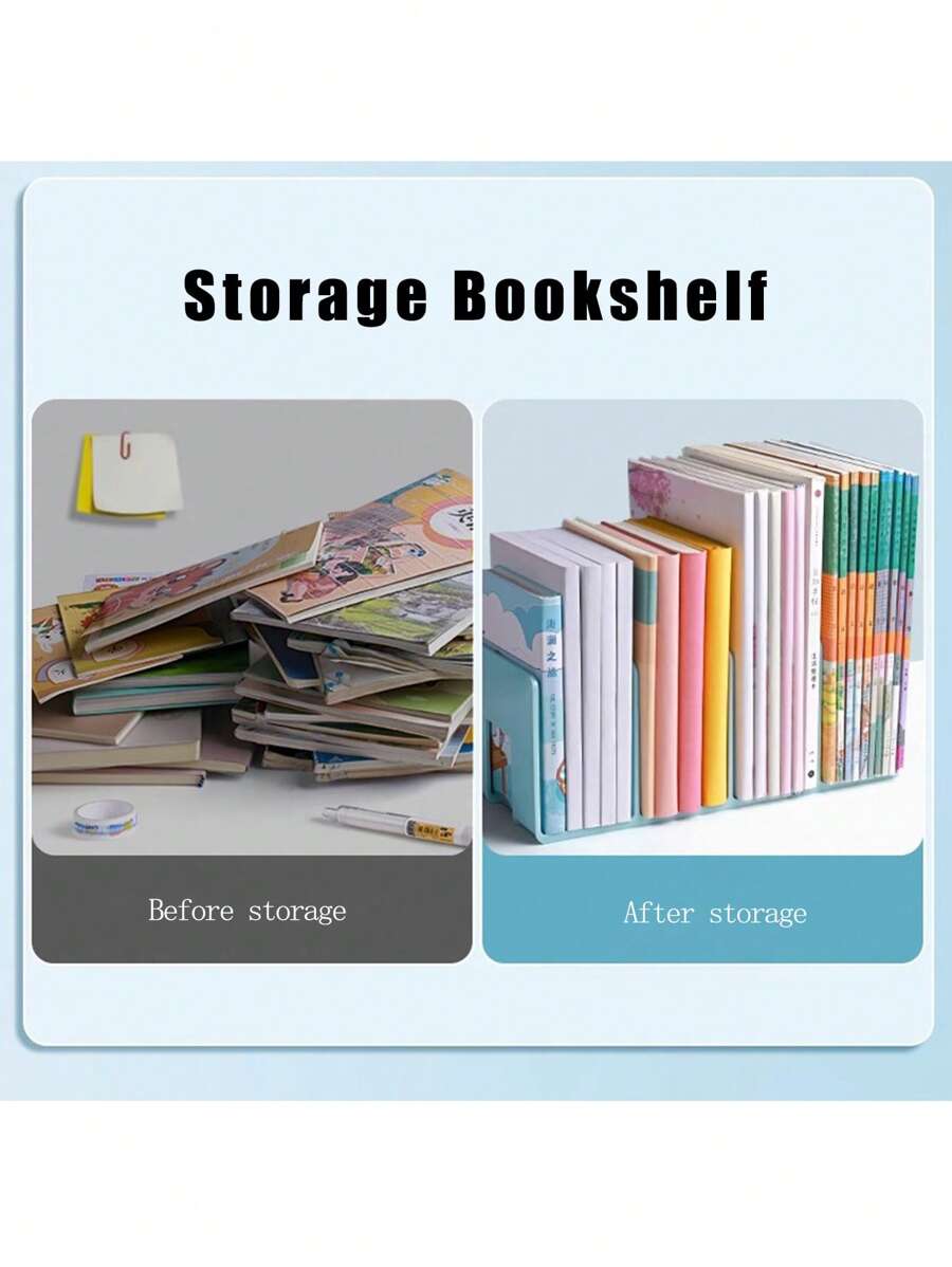 Student Book Shelf Office Reading Shelf Book Folder Desk Bookshelf ...