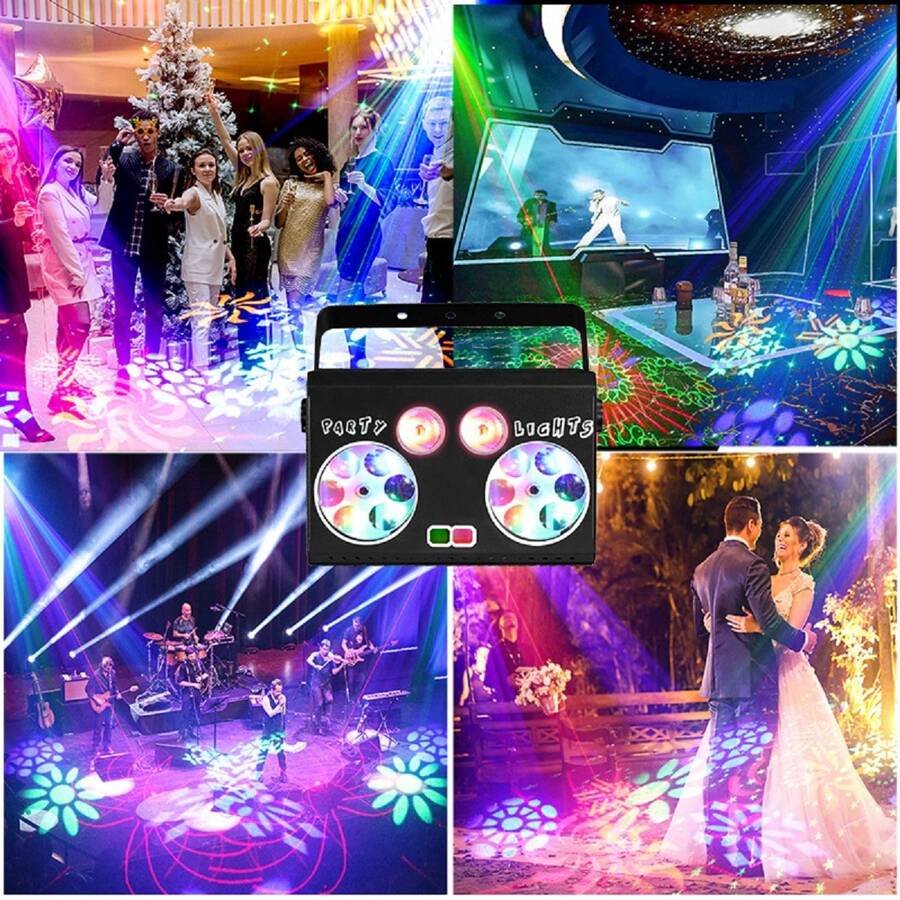 Party Lights DJ Disco Lights Dance Table Lamps RGB LED Lights, Multi ...