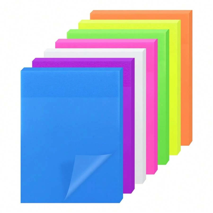 350PCS Self-Stick Note Post Stickies, Transparent Sticky Notes Book ...