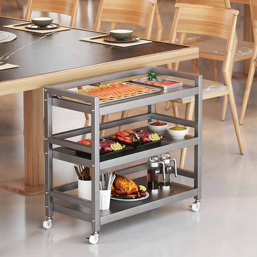 Double Layered Rolling Practical Car With Handle, Multifunctional ...