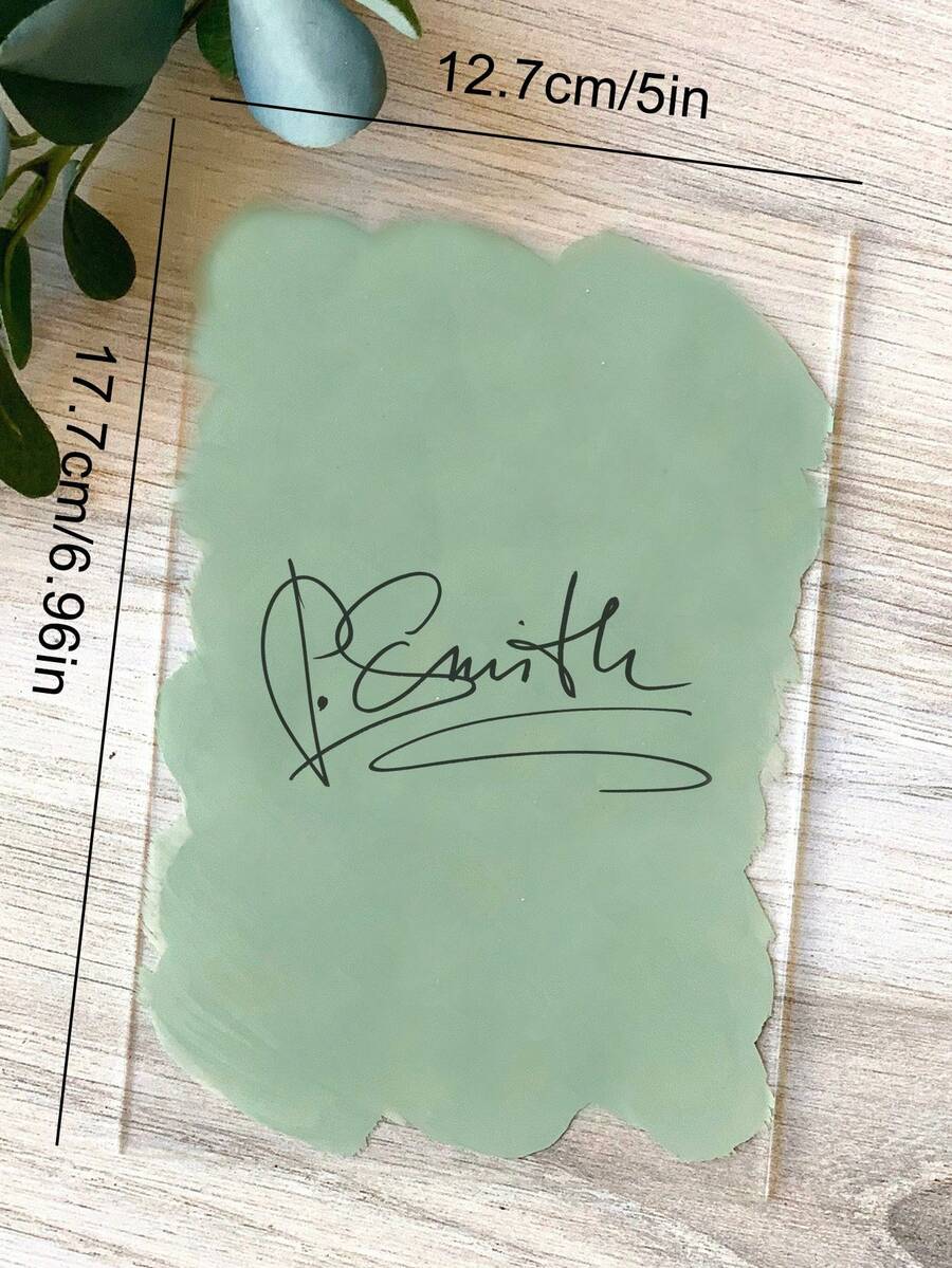 5pcs Transparent Acrylic Signage For Wedding Reception, Diy Acrylic ...