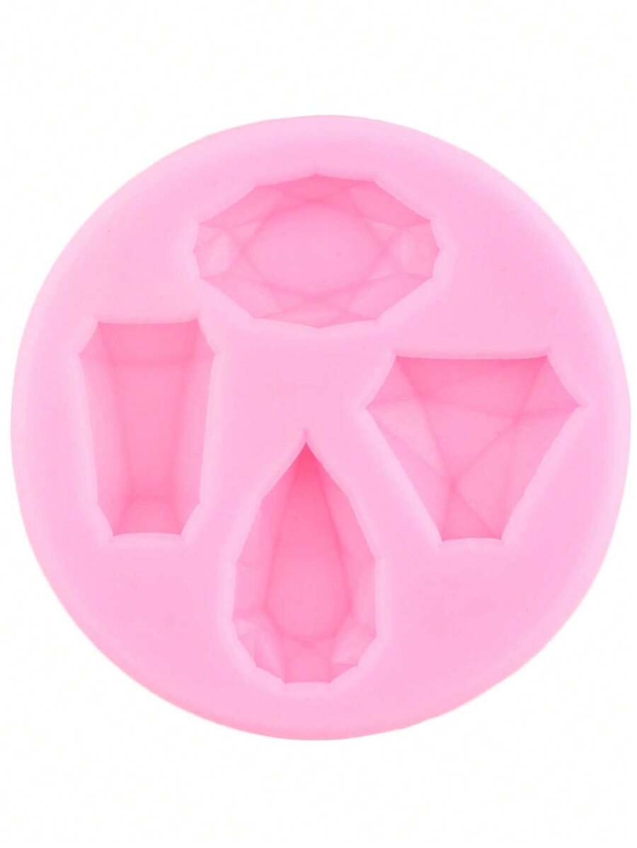 Gem Silicone Mold Candy Polymer Clay Mould Jewelry Cupcake Topper ...