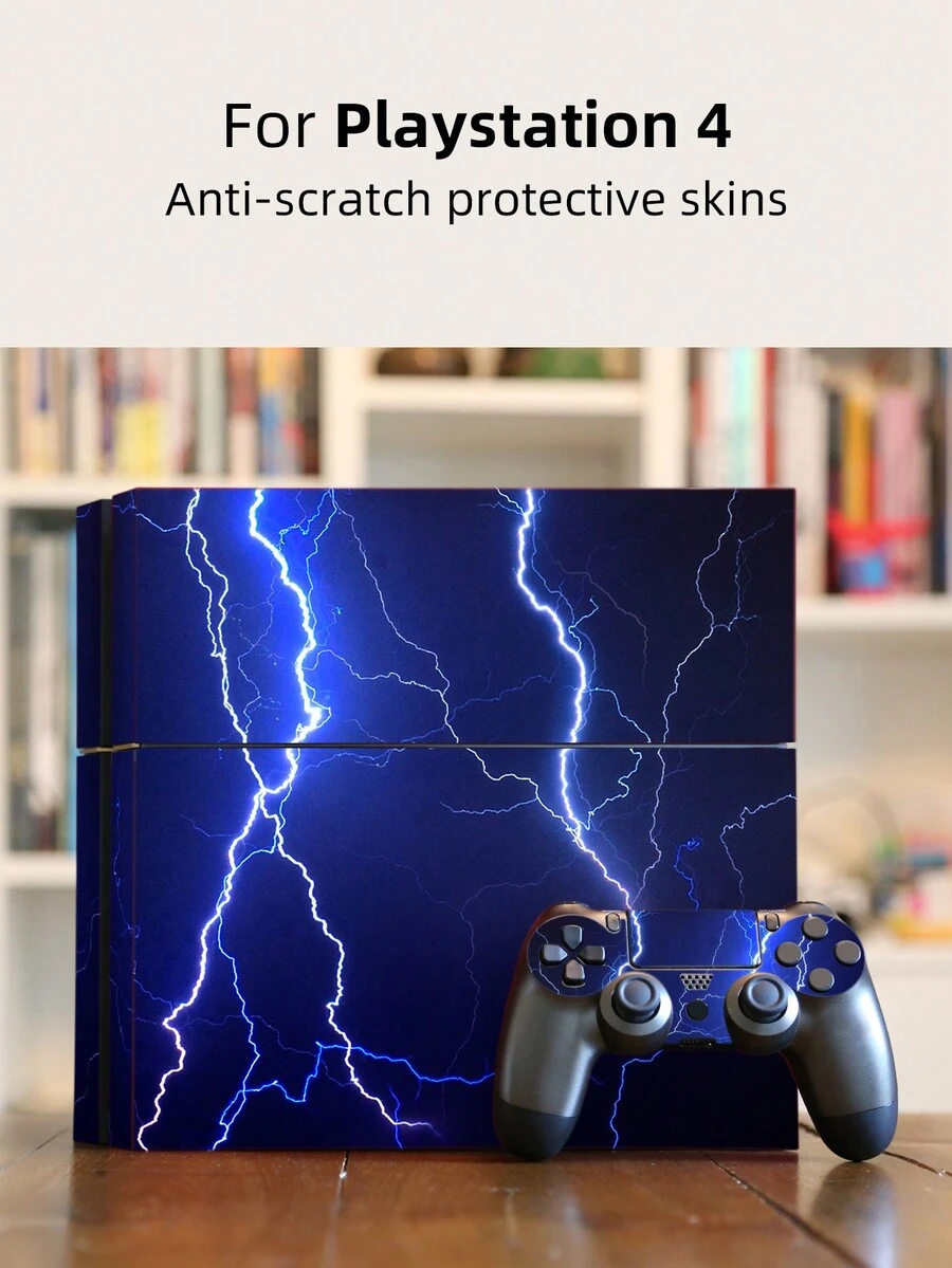 A Set Of Rainy Night & Lightning Style Self-Adhesive Stickers With ...