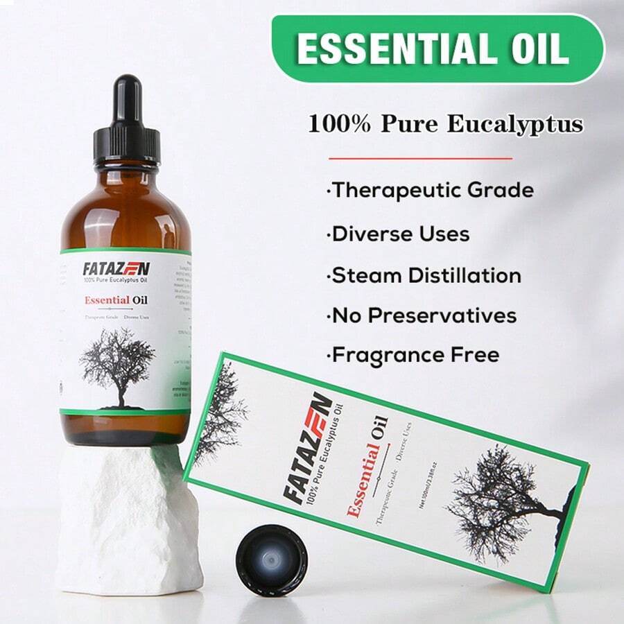 100ml Pure Natural Eucalyptus Essential Oil Therapeutic Grade Body ...