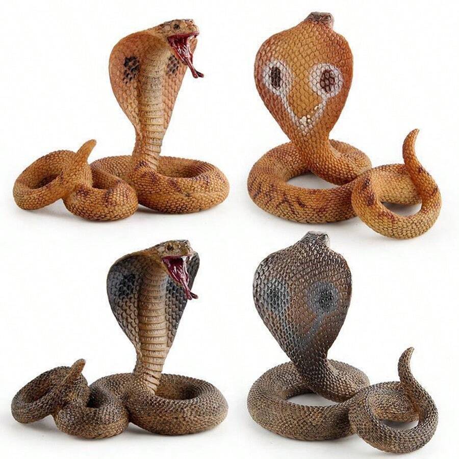 Realistic Animal World Cobra Model, Amphibious Reptile Simulation ...