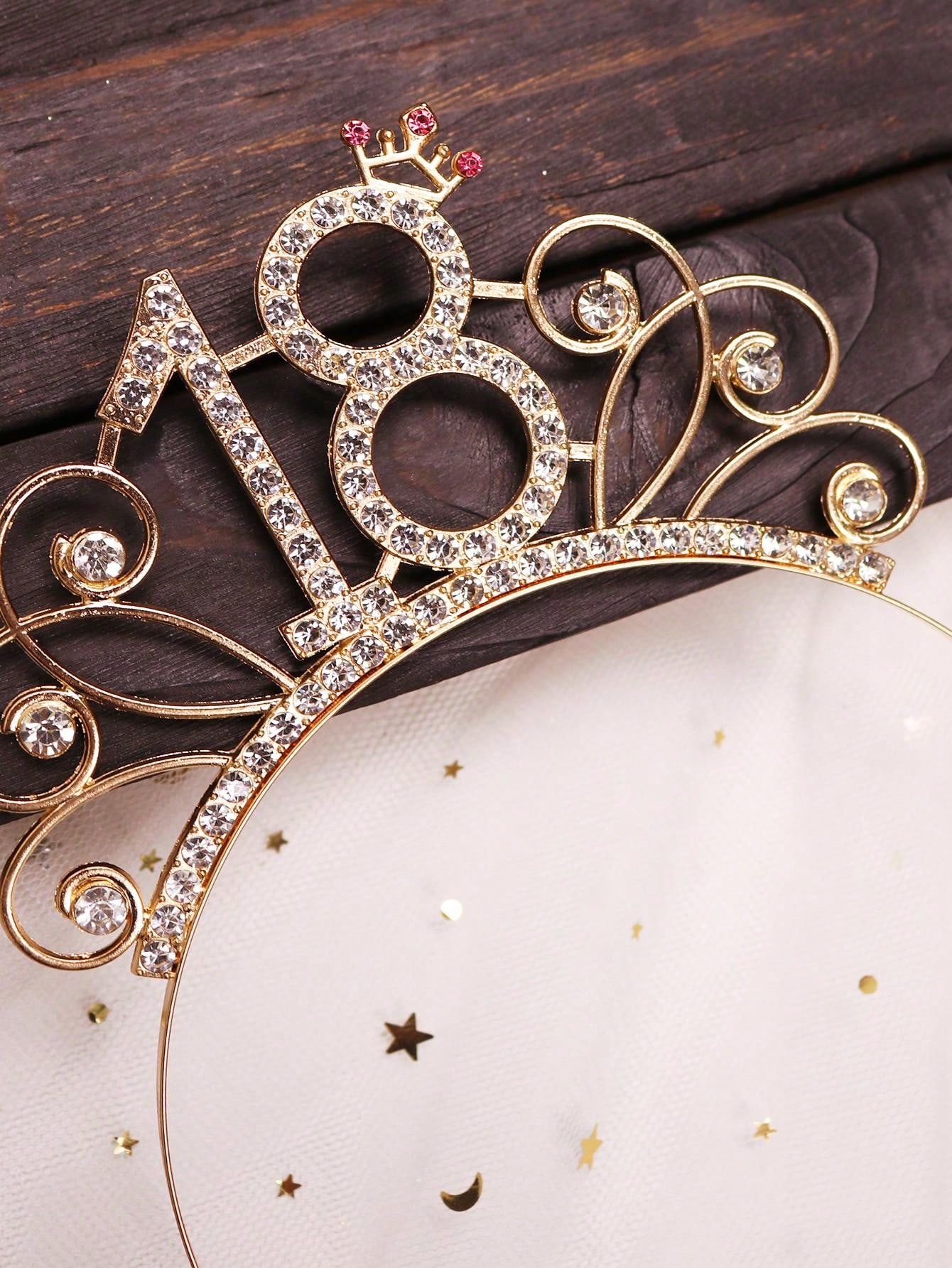 1pc 18th Birthday Crown, Crystal Crown, Headband Birthday Party Crown ...