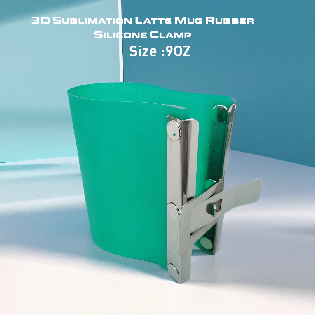 1Pc 3D Sublimation Latte Mug Rubber Clamp Silicone Fixture Print Mug ...
