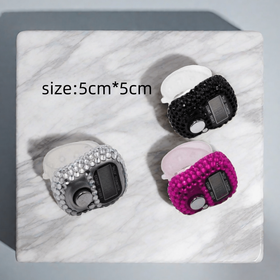 1pc Mini Ring-Shaped Diamond Painting Counter Electronic Finger ...