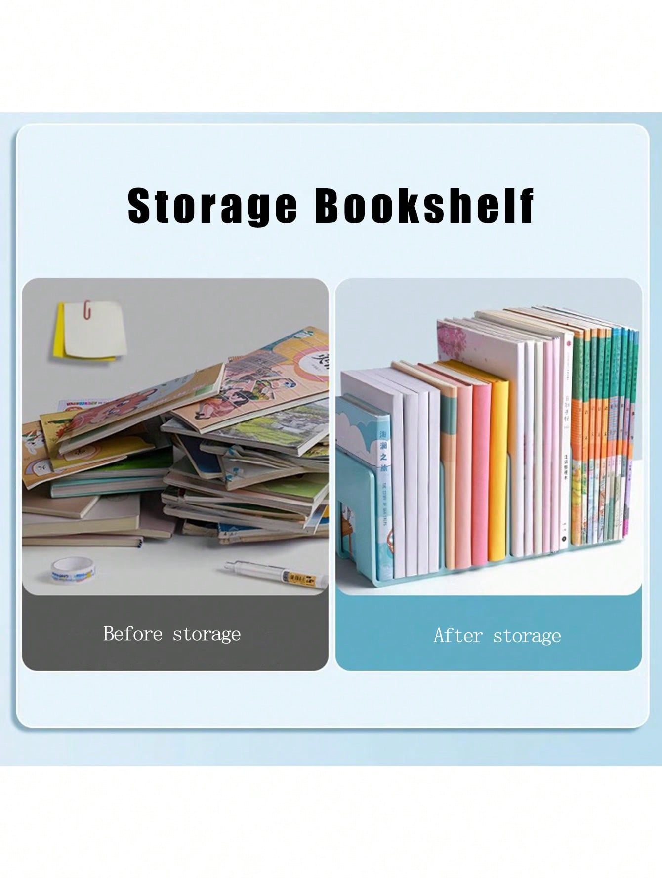 Student Book Shelf Office Reading Shelf Book Folder Desk Bookshelf ...