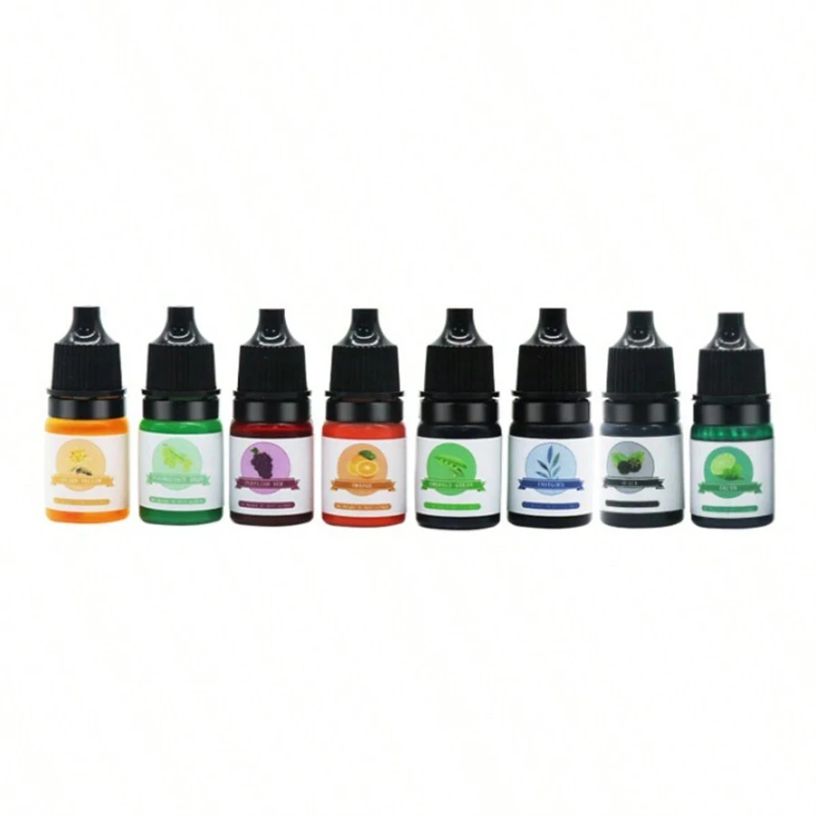 24 Colors 5ml Resin Pigment Set Art Liquid Colorant Ink Diffuser DIY UV ...