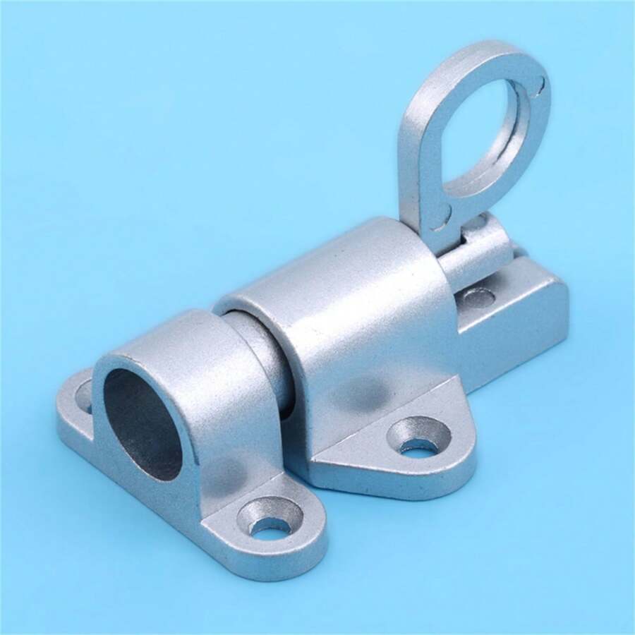 Aluminum Alloy Window Gate Security Pull Ring Spring Bounce Door Bolt ...
