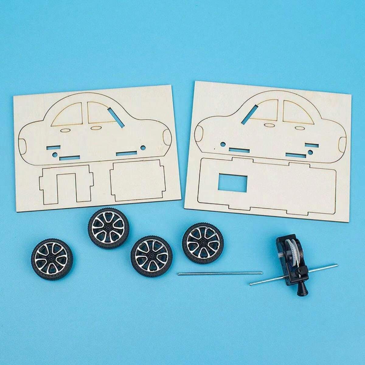 Handmade DIY Toys Pulling Wire Carts, Educational Toys, Manual Assembly ...