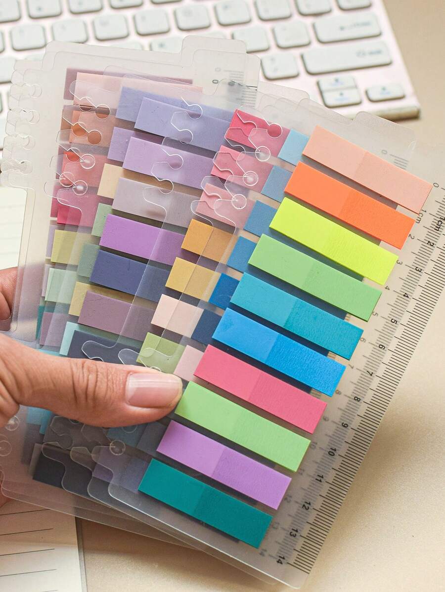 1600 Sheets In Total, 8 Designs, Pet Material Memo Pad/Sticky Notes In ...