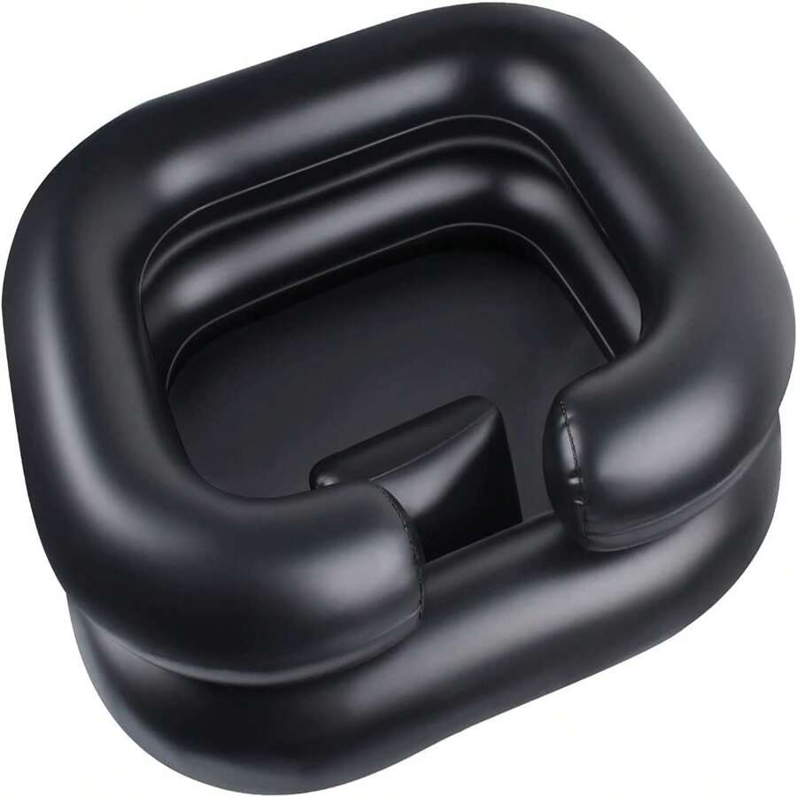 Bedside Inflatable Shampoo Basin-Wash Your Hair In Bed With Inflatable ...