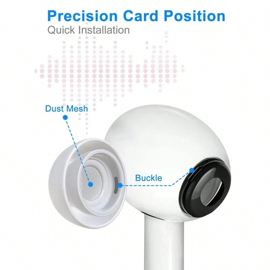 2PCS White Soft Replacement Silicone EarTips Earmuff Ear Caps For ...