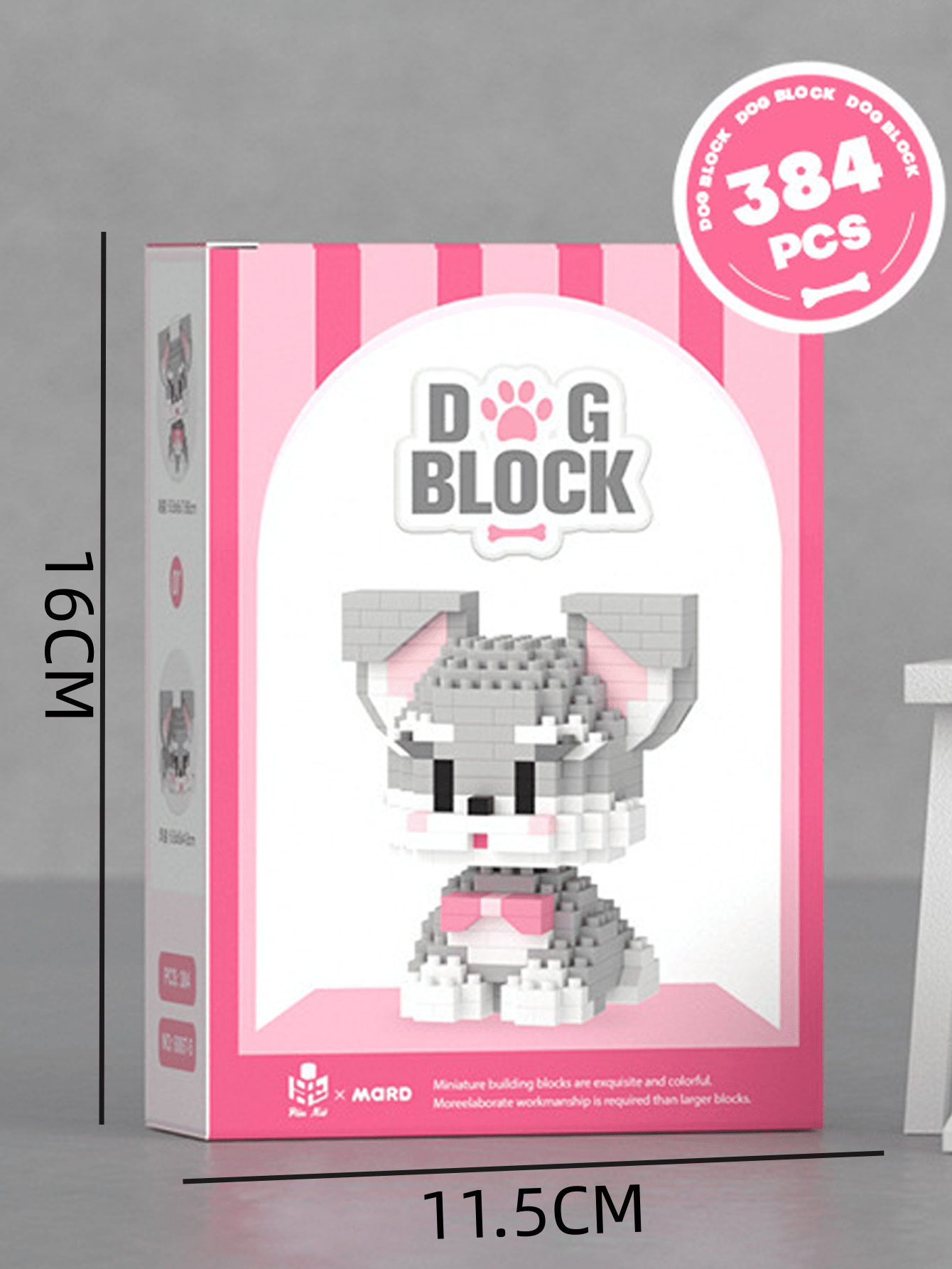 Schnauzer Dog Themed Micro Particle Building Blocks Set | SHEIN EUR