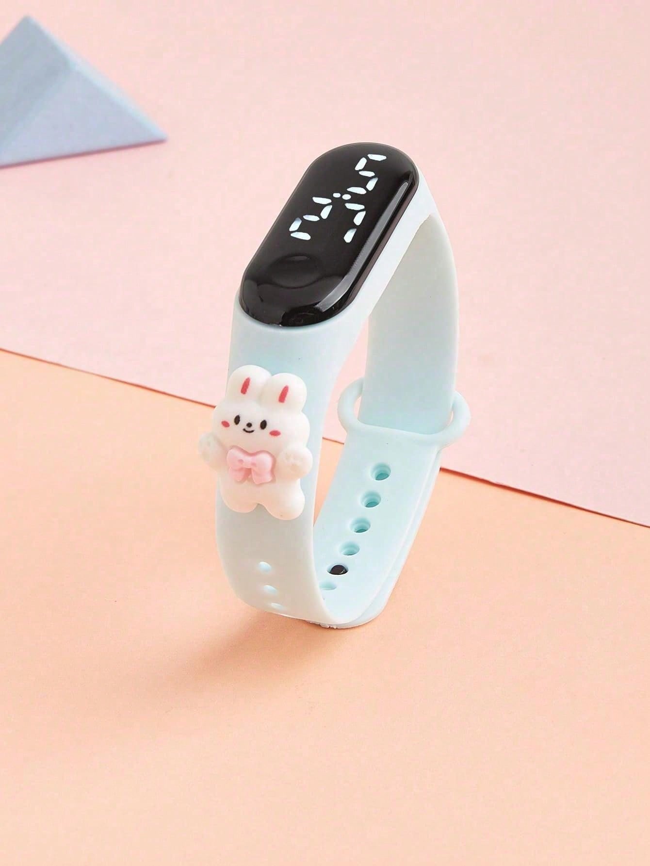 Kids' Watch M3 Happy Little White Rabbit Led Touch Screen Electronic ...