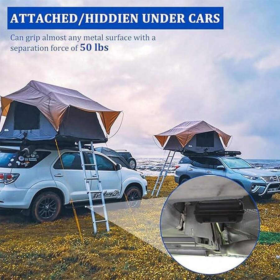 Magnetic Key Holder Under Car, Hide A Key Outside With Strong Magnet ...