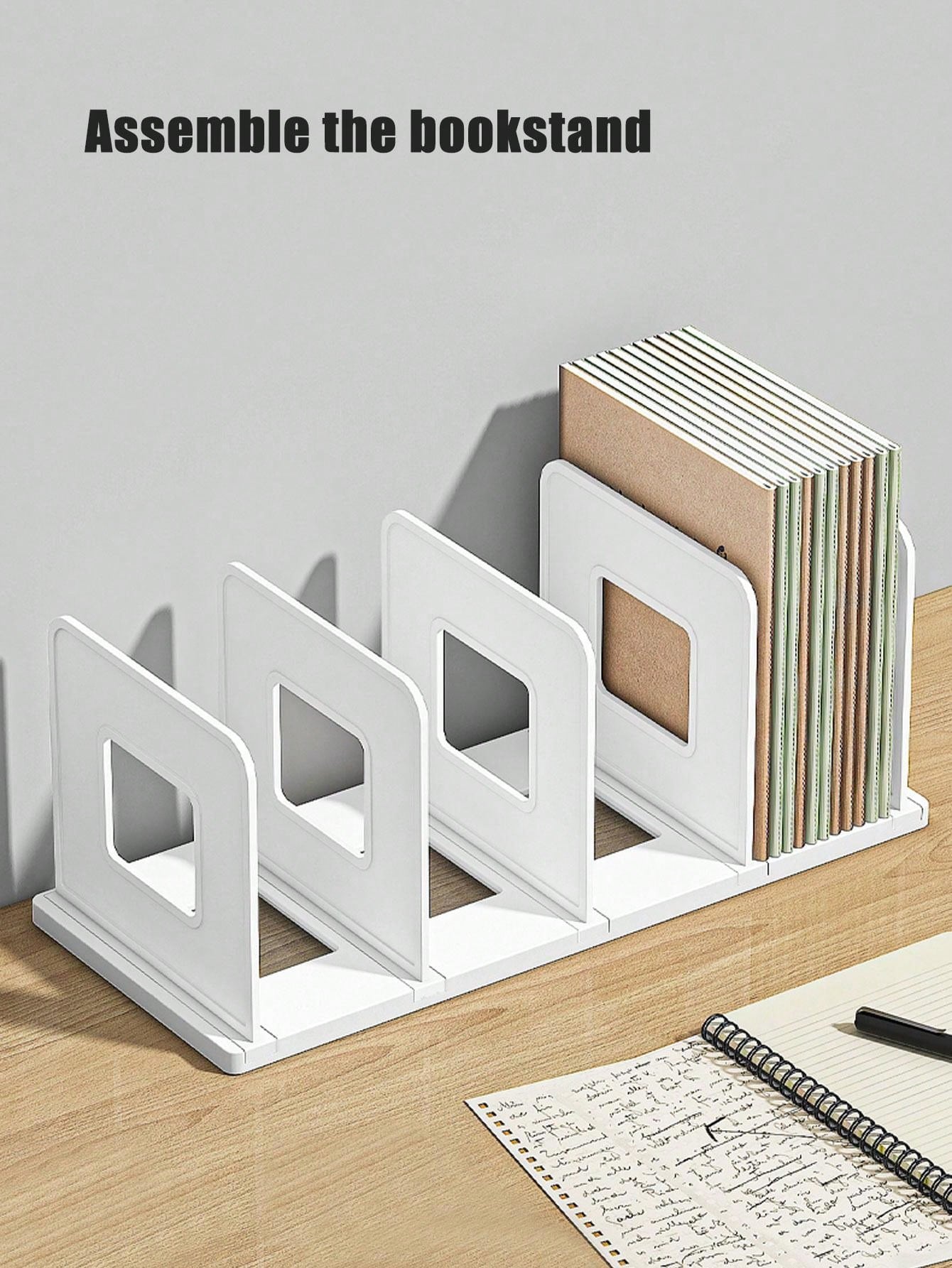 1pc Desk Bookshelf Divider Tabletop Book Stand | SHEIN EUR