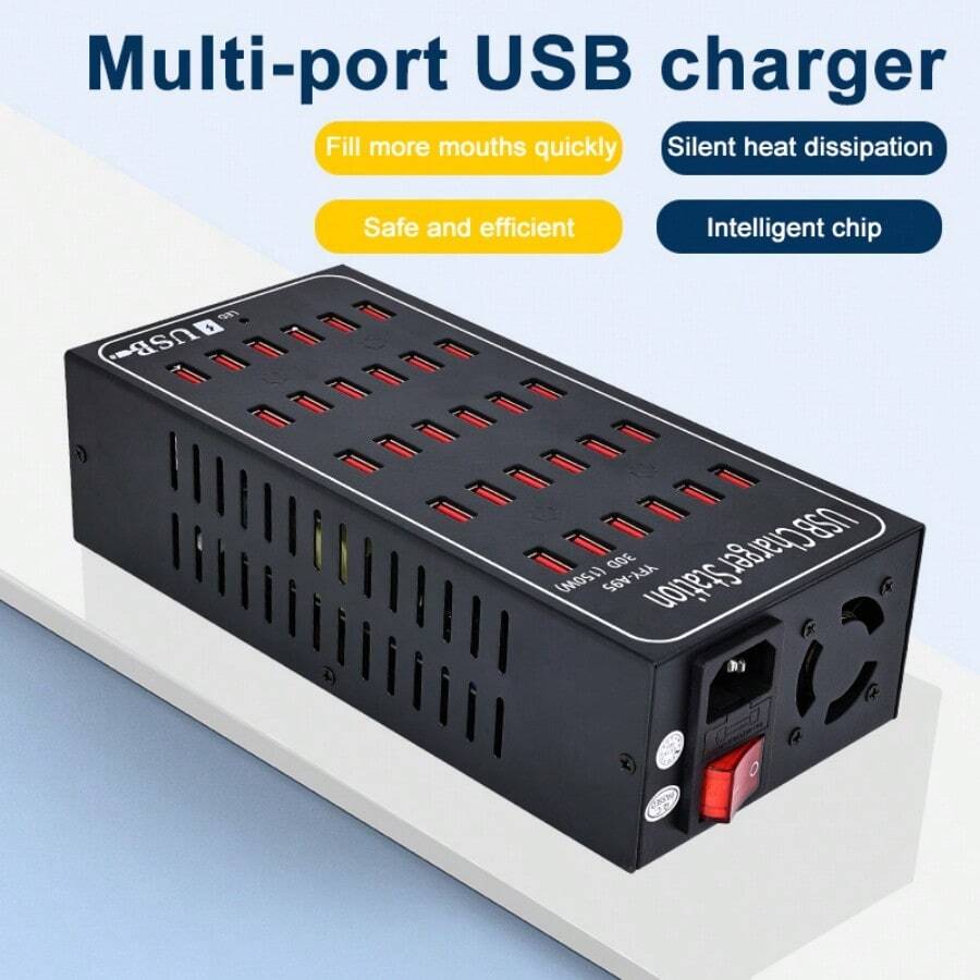 10/20/30/40/50/60-Port Charging Station, 10/20/30/40/50/60-In-1 Multi ...