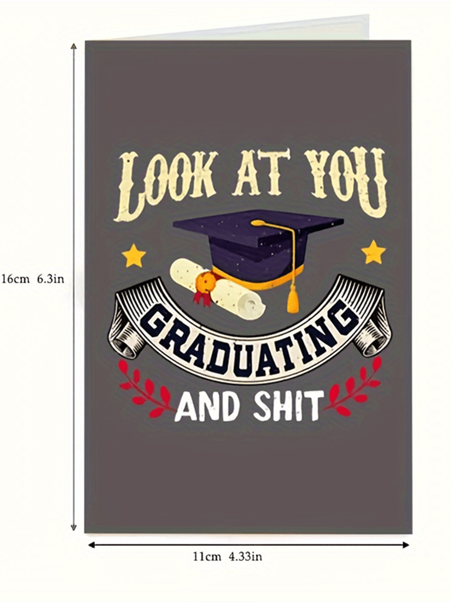 1pcFunny Graduation Card - College Graduation Card - High School ...