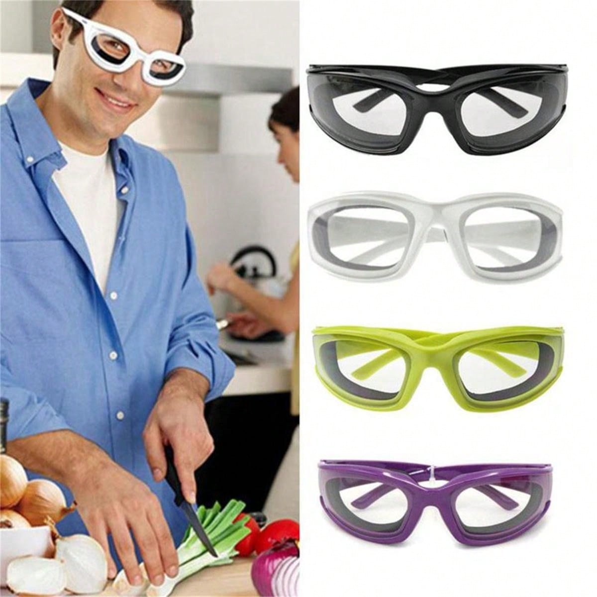 1pc Kitchen Onion Goggles, Anti-Fog Sponge Protective Safety Glasses ...