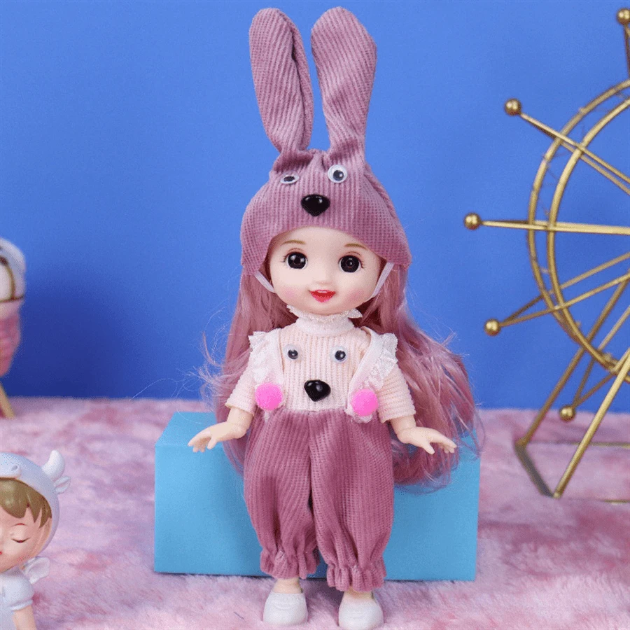 2024 New 17cm Smiling Doll Princess Set With Changeable Clothes, Cute ...