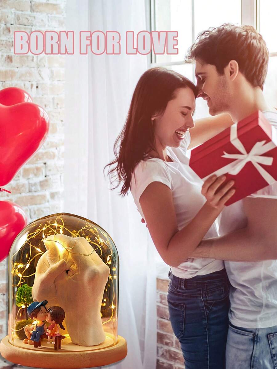 3D Hands Mold Casting Kit DIY Couple Hand Foot Printing Children Growth ...