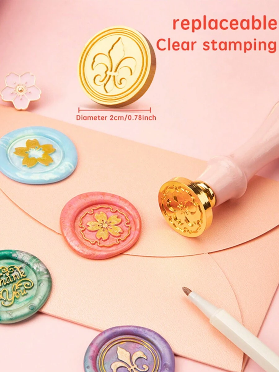 Ensemble De Sceau De Cire, Comprenant Toutes Les Perles De Cire, Des ...