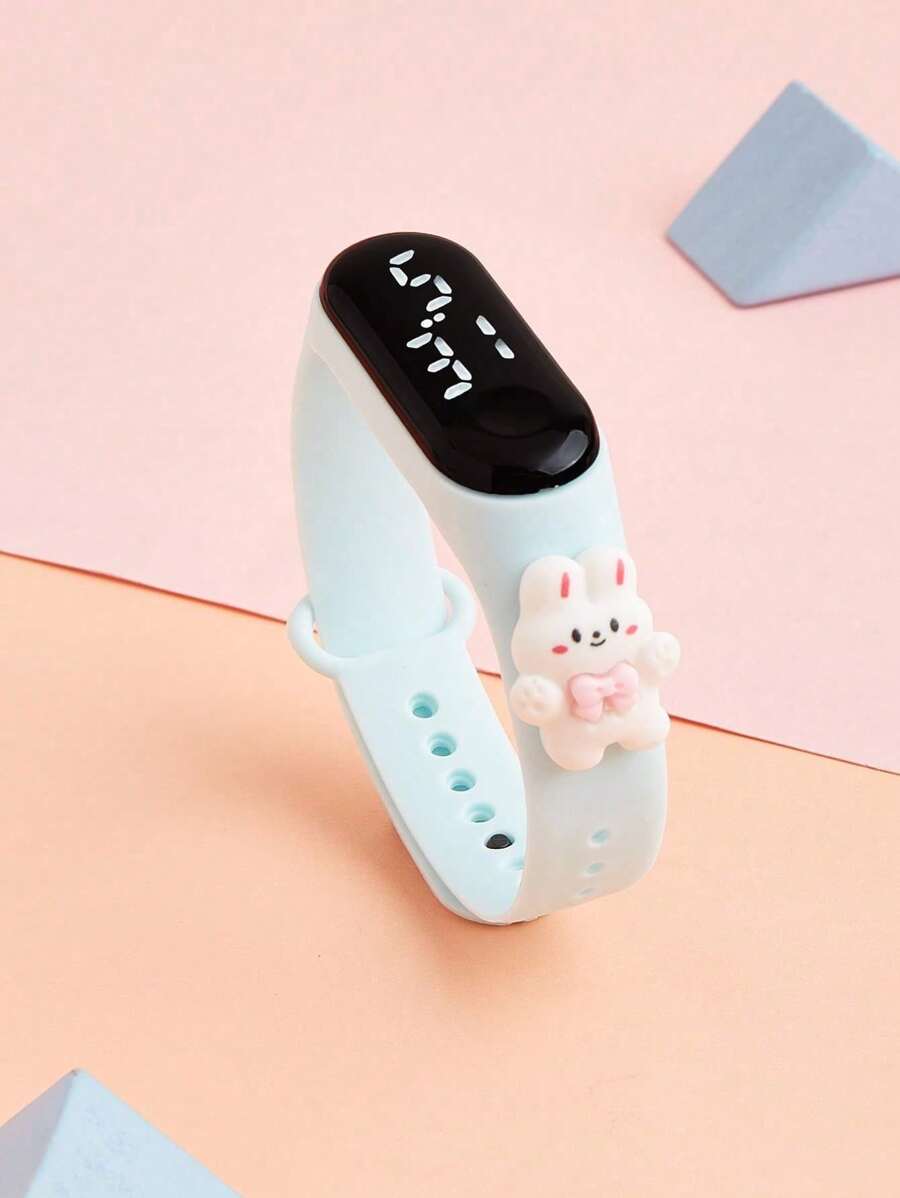 Kids' Watch M3 Happy Little White Rabbit Led Touch Screen Electronic ...