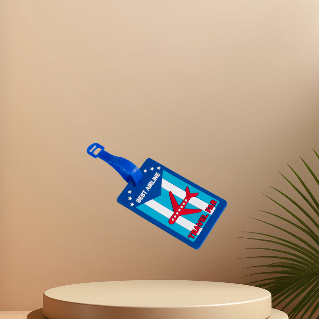 1pc Simple & Fashionable Pattern Silicone Luggage Tag, Lightweight ...