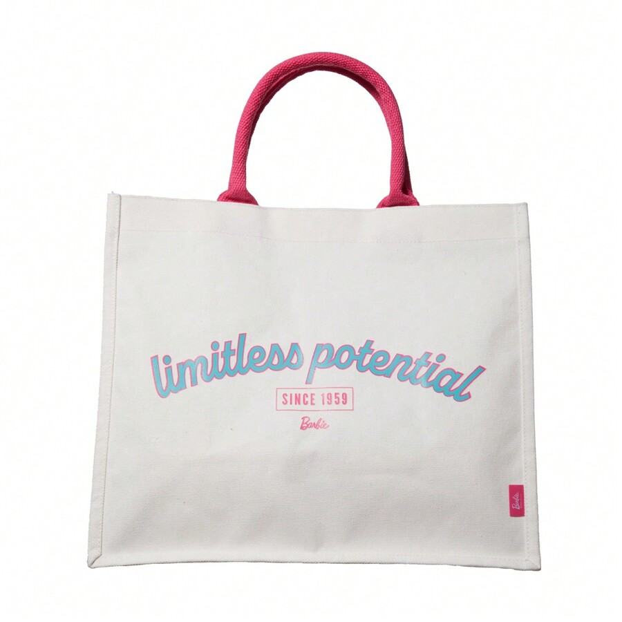 Miniso Barbie Shining Collection Tote Bag Large Capacity Simple Tote ...