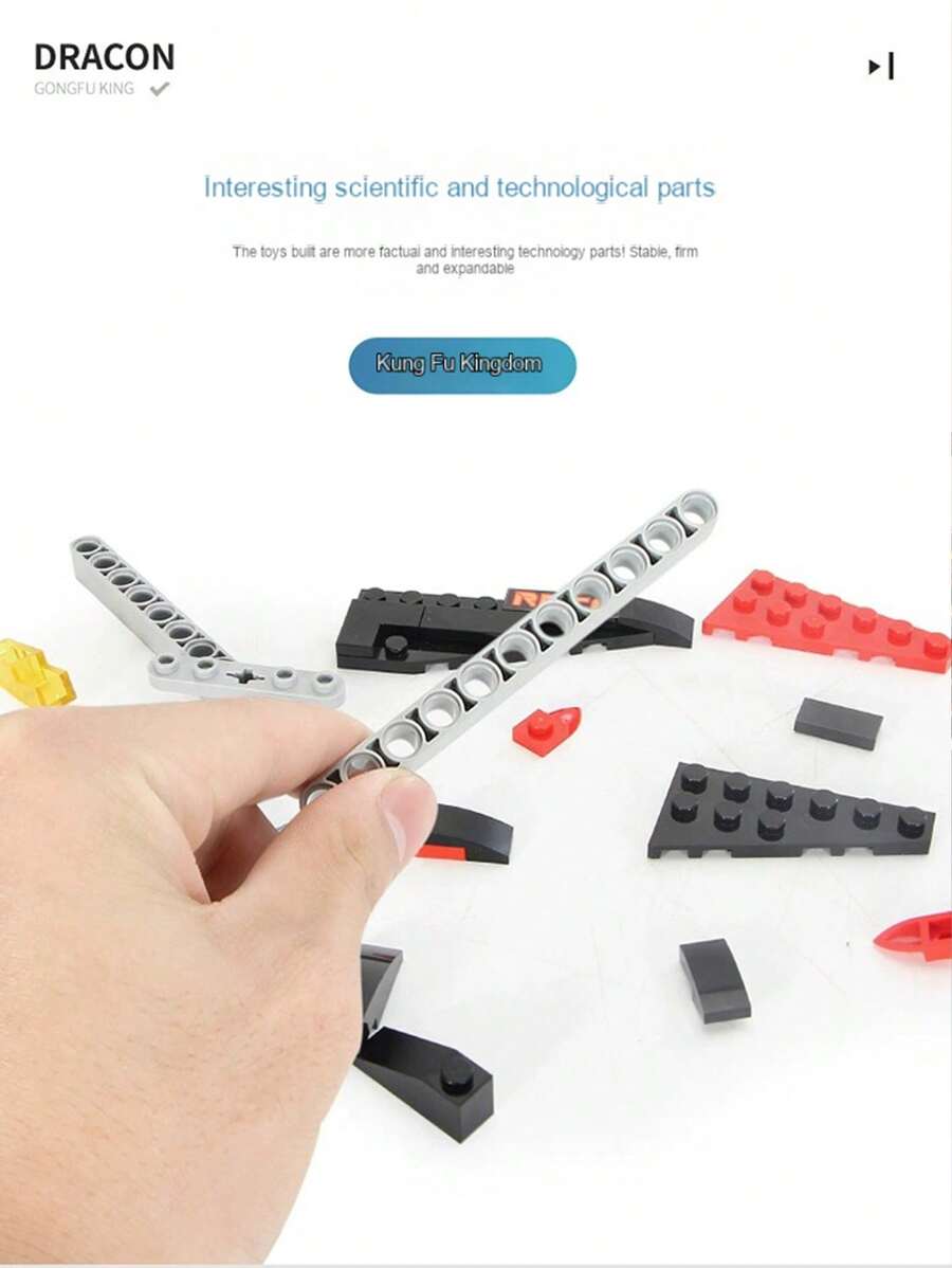 1 Box Robot Dinosaurs Series Building Blocks, Optional Thunder Dragon ...