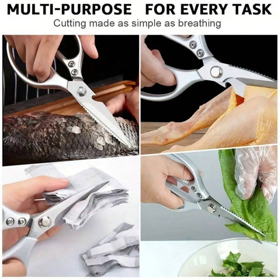 Kitchen Accessories Scissors, Stainless Steal Sharp Multi Function Tool ...