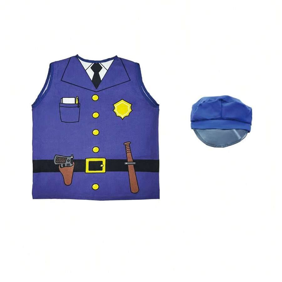 Police Officer Costume For Kids - Police Dress Up Set, Kids Costumes ...
