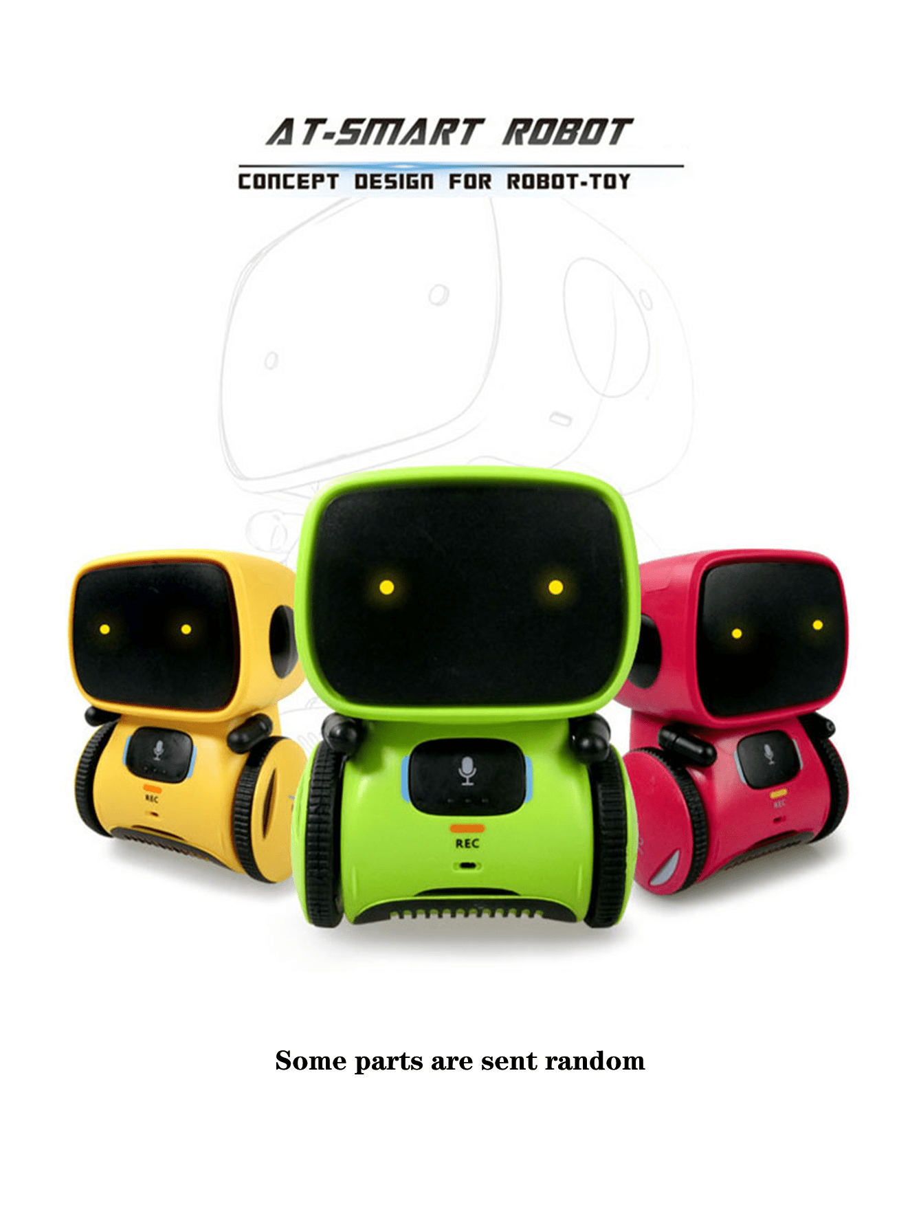 1 szt Wczesna edukacja & Edukacyjny AI Zdalnie sterowane Inteligentny ...