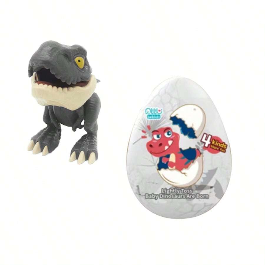 Dinosaur Finger Biting & Cracking Eggs Jurassic Tyrannosaurus Rex Blind ...