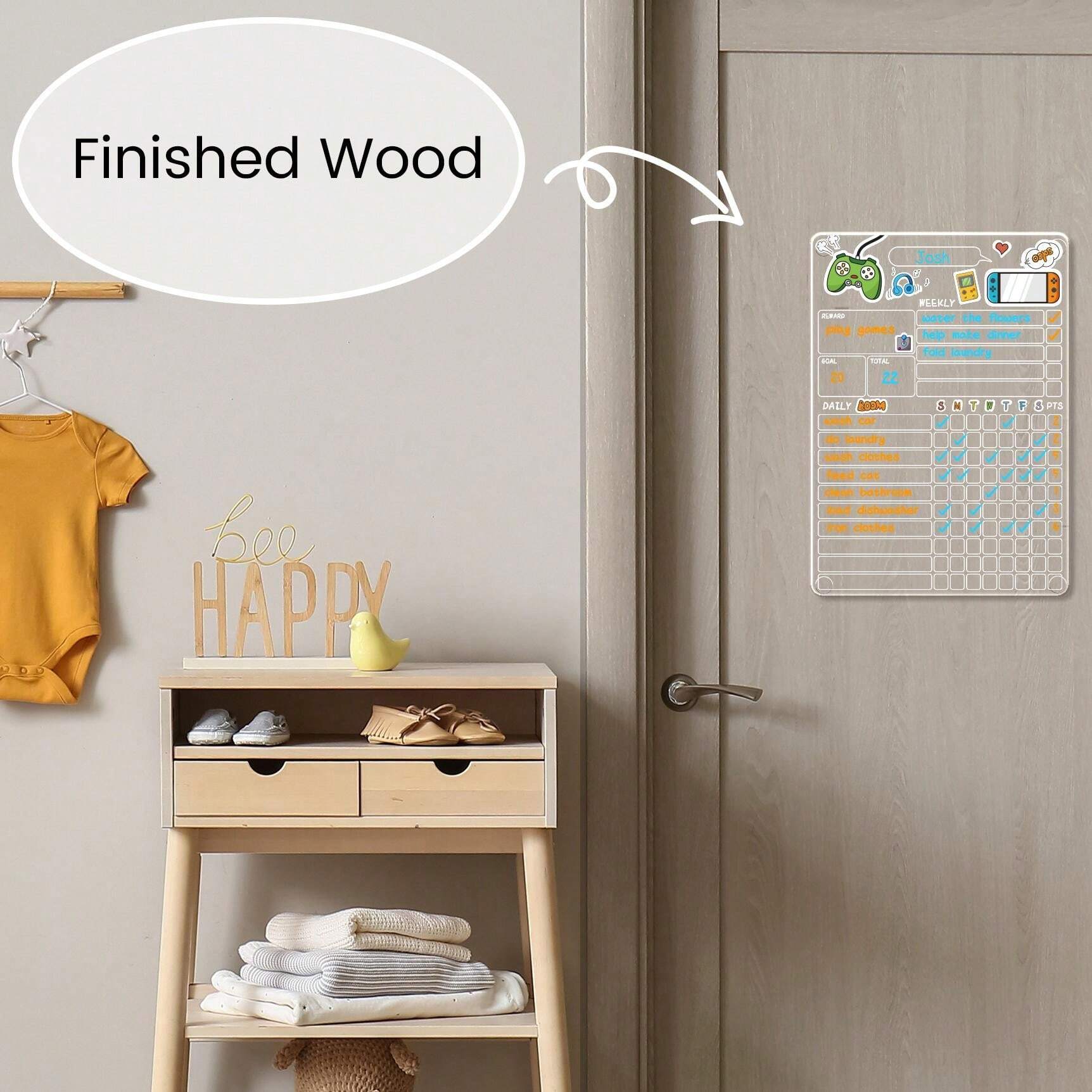 Erase Reward Chart For Kids, Reusable Video Game Behavior ...