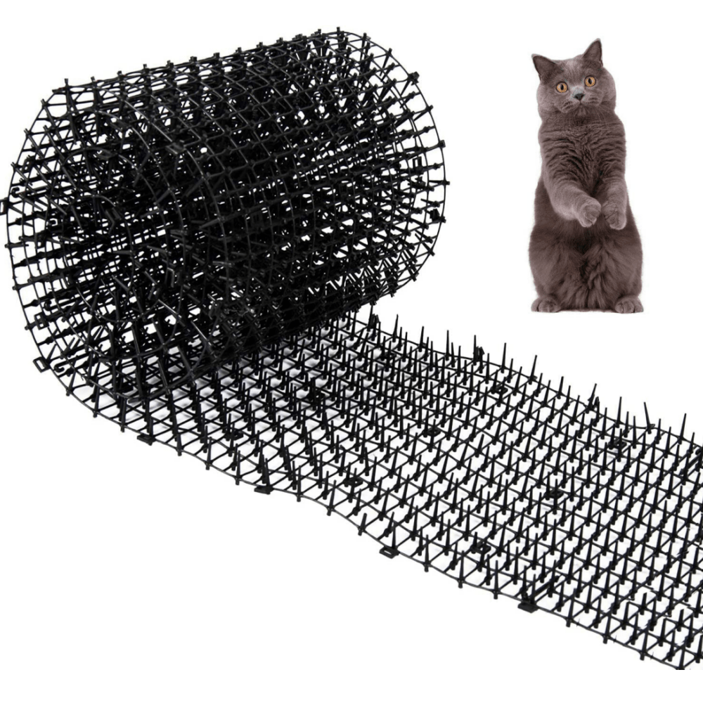 Spiked Indoor/Outdoor Cat Deterrent Mat With Extra Wide Coverage ...