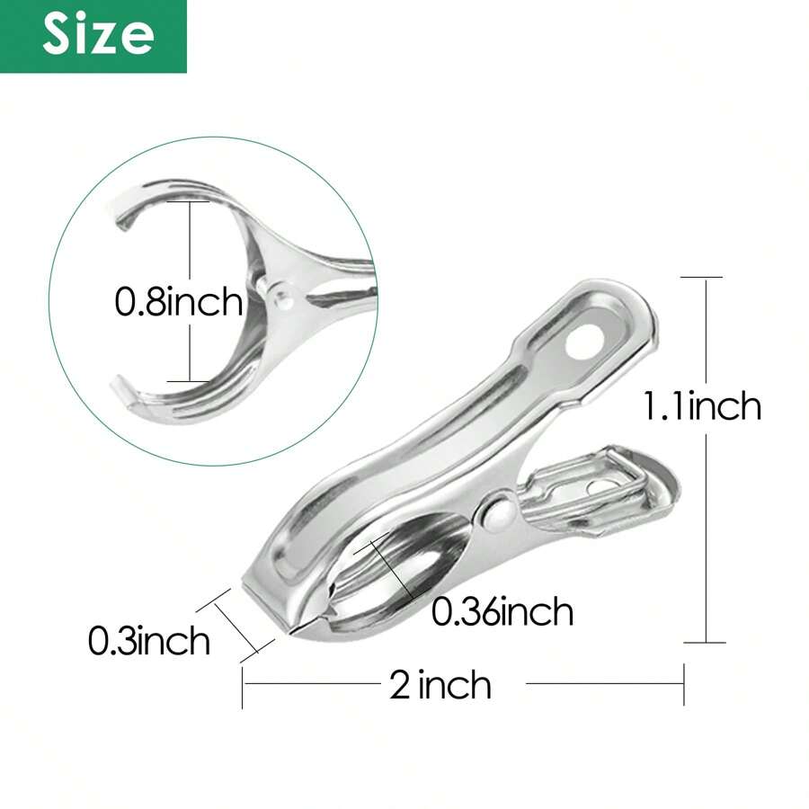 20/40 PCS Garden Clips, Greenhouse Clamps Made Of Stainless Steel For ...