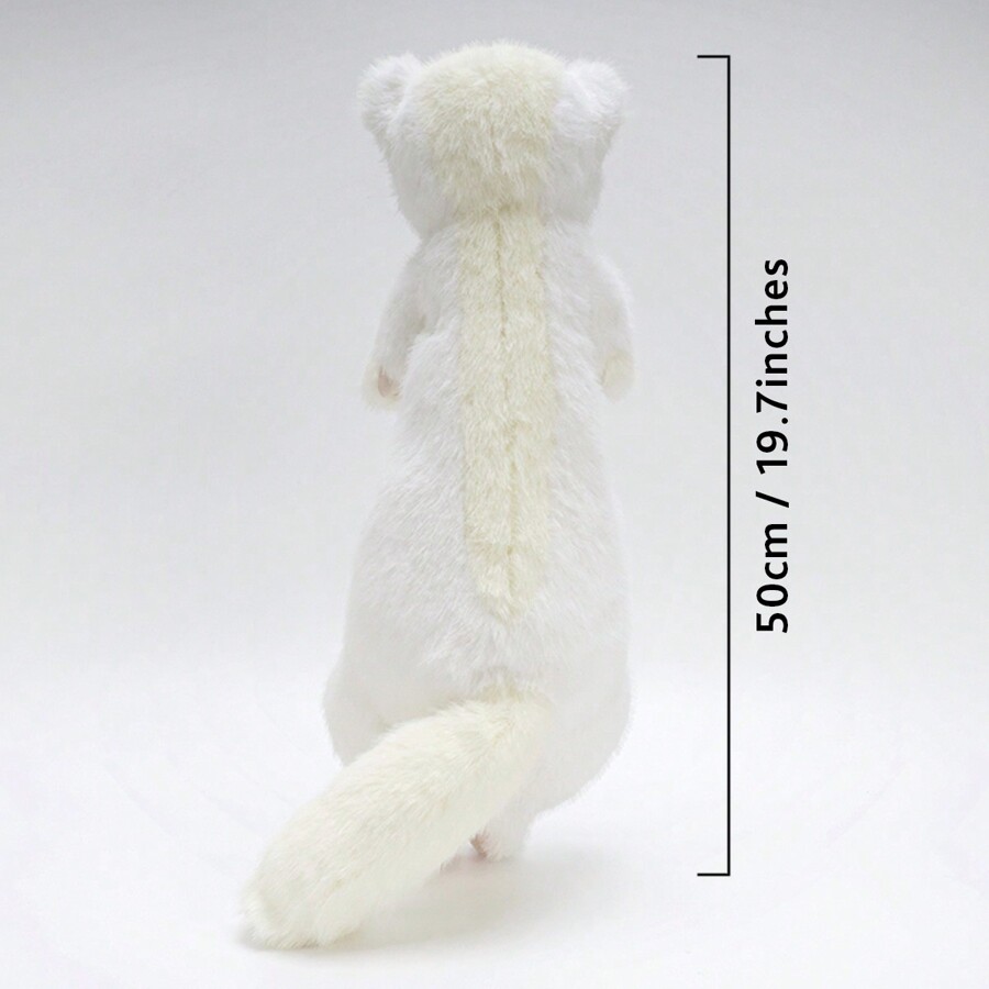 1pc 50cm Lovely Ferret & American Marten Plush Toys Long Plush Hairy ...