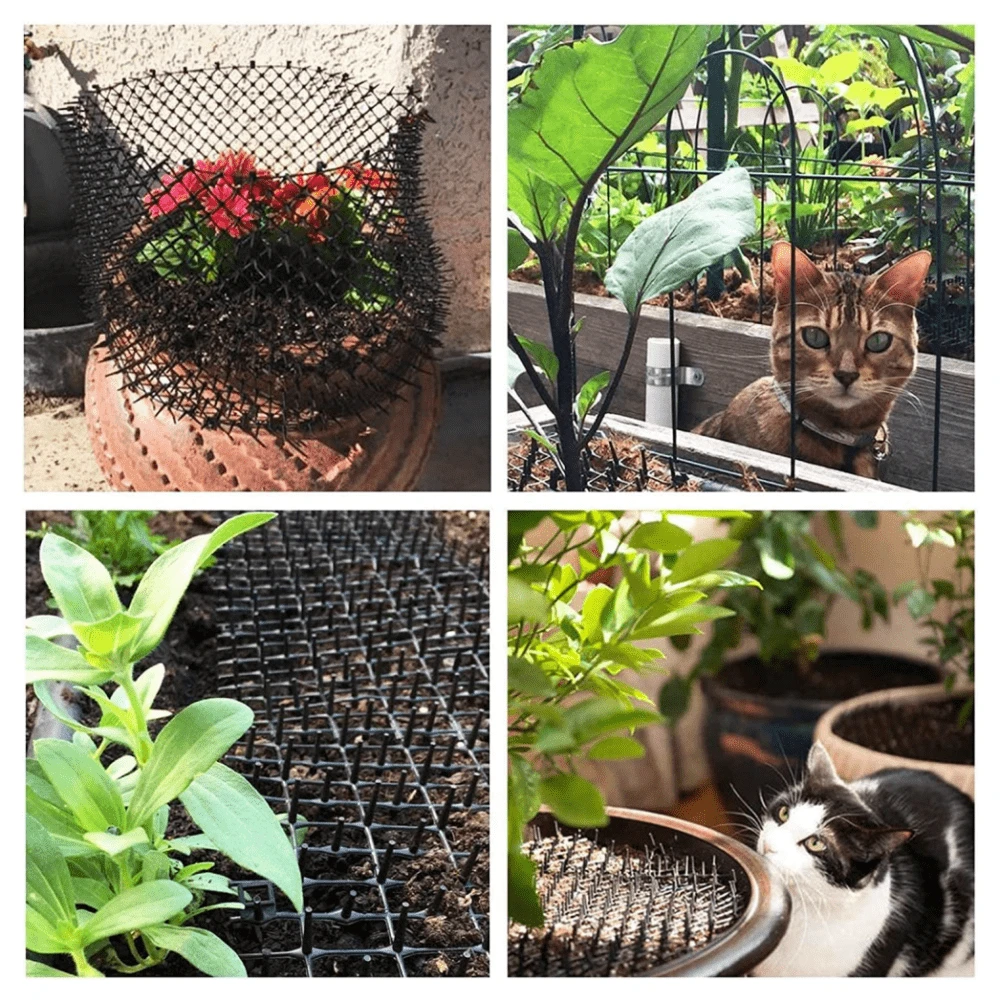 Spiked Indoor/Outdoor Cat Deterrent Mat With Extra Wide Coverage ...